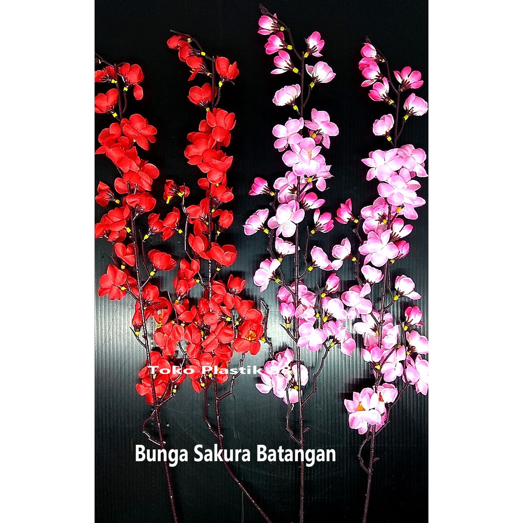 Jual Dekorasi Imlek Hiasan Bunga Sakura Batang (minimal 5 pcs) IMLEK004 ...