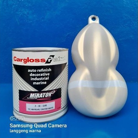 Jual Cat Cargloss Miraton 1145 T/C Pearl Crater White / Mutiara Kuning ...