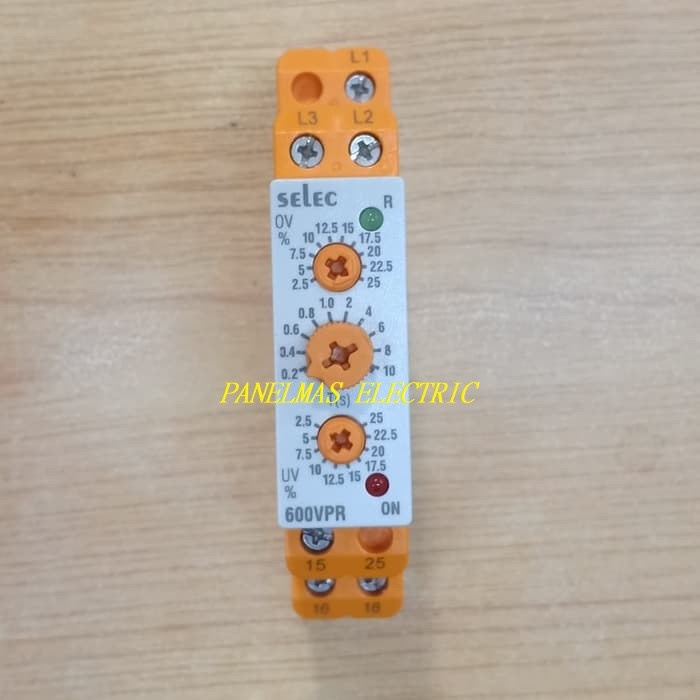 Jual SELEC VOLTAGE PROTECTION RELAY 600VPR VPR PROTEKSI TEGANGAN PFR l ...