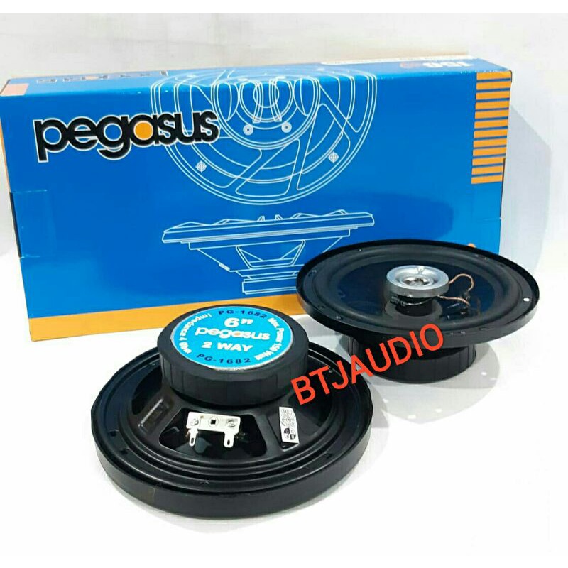 Jual SPEAKER MOBIL MODEL COAXIAL 2 WAY PEGASUS PG-1682 UKURAN 6 INCH ...