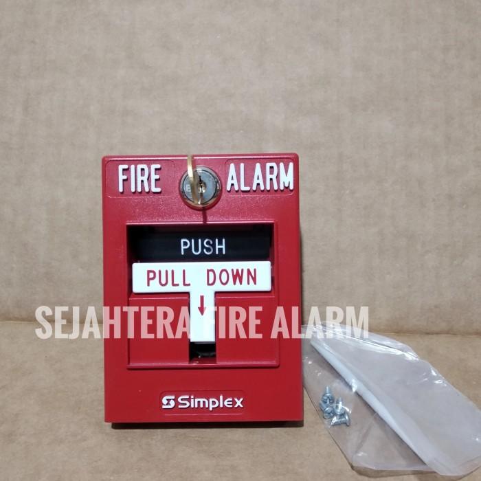 Jual Detector Push Pull Down Simplex Tipe 2099-9756 Call Point Alarm ...