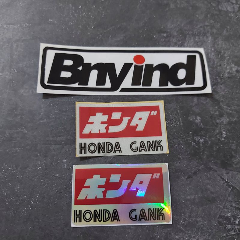 Jual STICKER HONDA GANK PRINCUTT | Shopee Indonesia