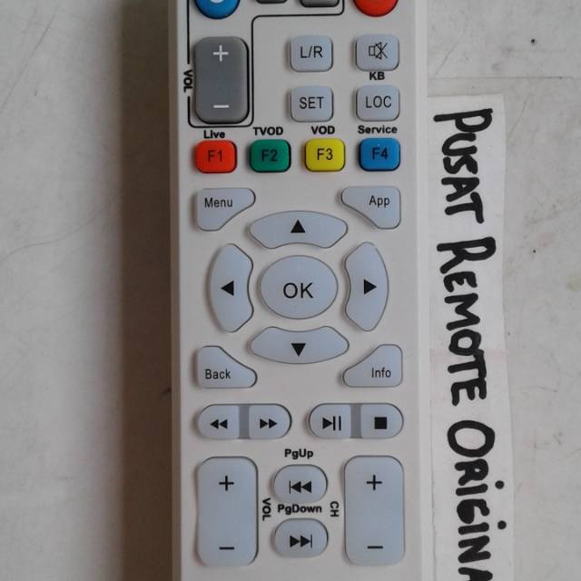 Jual REMOTE REMOT RECEIVER INDIHOM PLAY MEDIA ZTE SEPERTI ORIGINAL ...