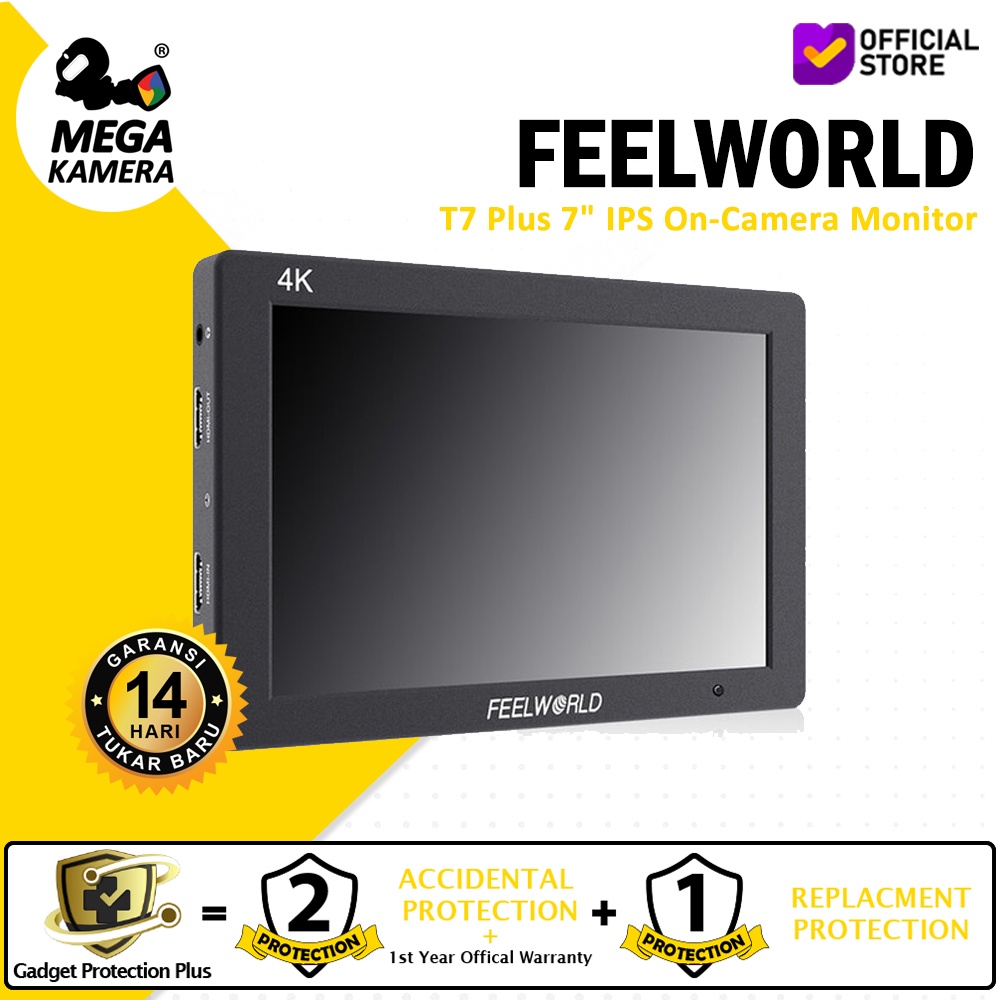 Jual FeelWorld T7 Plus 7" IPS On-Camera Monitor | Shopee Indonesia