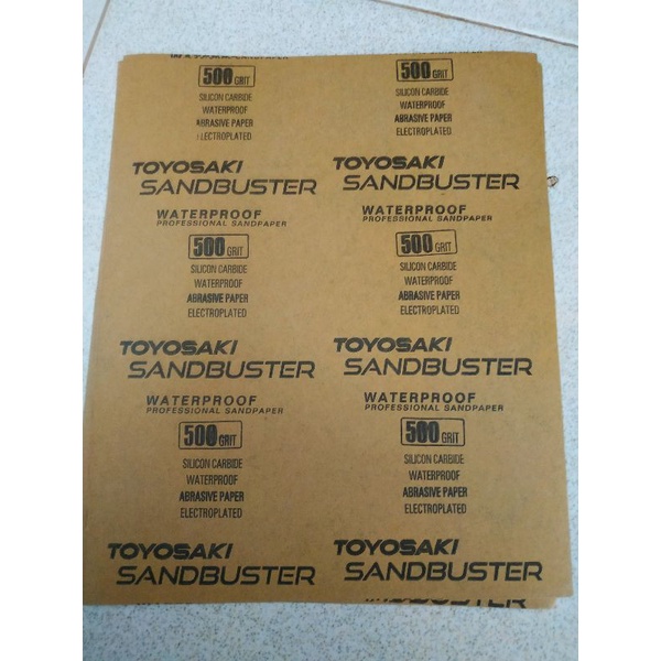 Jual Amplas Toyosaki/amplas lembaran grid 500 | Shopee Indonesia