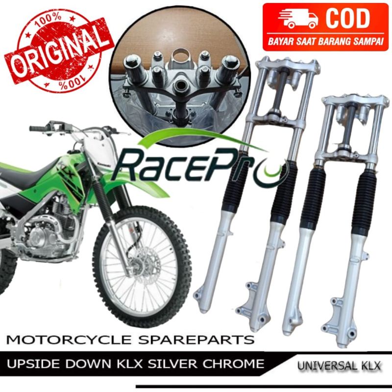 Jual USD Up Side Down Depan Assy Trail Klx 150 BF 150 DTRACKER 150 Shock Shockbreaker Assy Depan ...