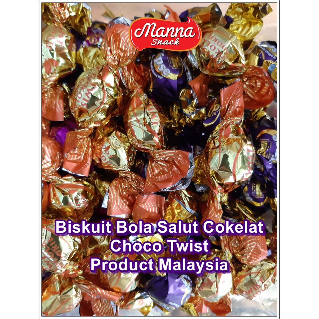 Jual Biskuit Bola Salut Cokelat - Choco Twist - Product Malaysia (200 ...
