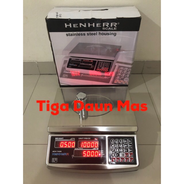 Jual Timbagan Laundry Digital 30 kg / Timbangan sembako digital / Timbangan barang digital 30 kg ...
