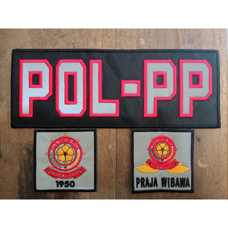 Jual Full Set pake Velkro polpp atribut satpol pp atribut kedinasan ...