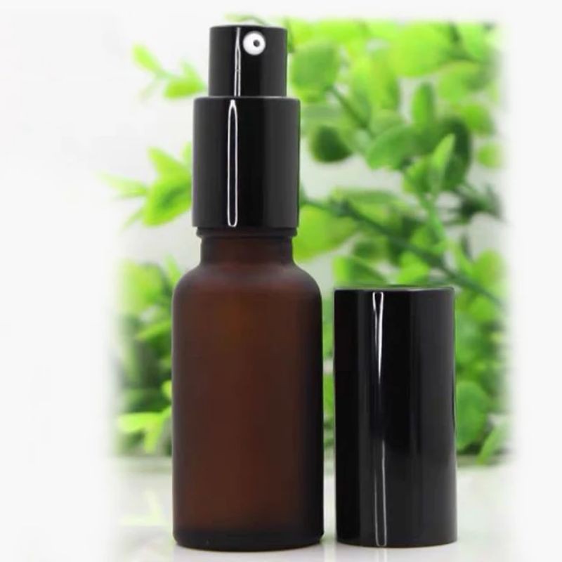 Jual Botol Kaca Spray 15ml coklat dove / Coklat frosted tebal premium ...
