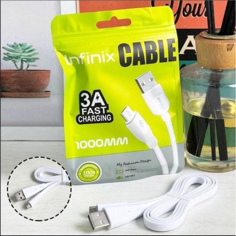 Jual Kabel Data infinix Micro Usb 2A fast charging original infinix ...