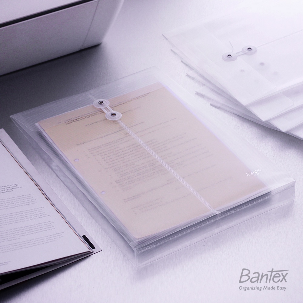 Jual 12 Pcs Map Plastik Tali Bantex Folio F4 Trendy String Envelope ...