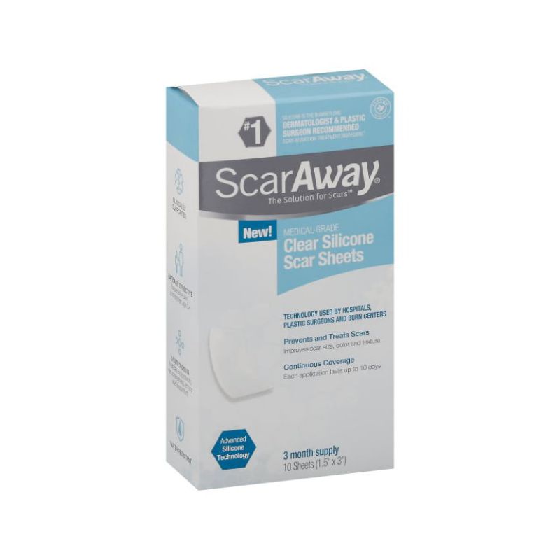 Scaraway Clear Silicone Scar Sheets