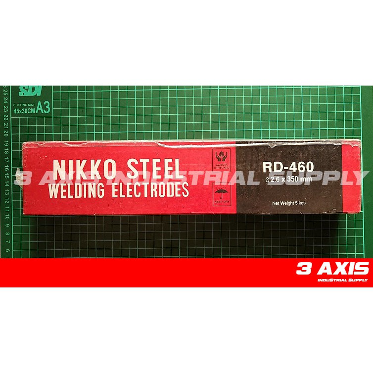 Jual KAWAT LAS NIKKO STEEL RD 460 2.6 X 350 Mm 5 Kg | Shopee Indonesia
