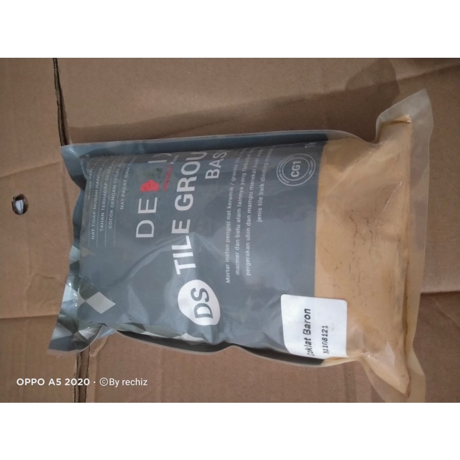 Jual Demix DS Tile Grout Basic Pengisi Nat Keramik warna coklat 1kg ...
