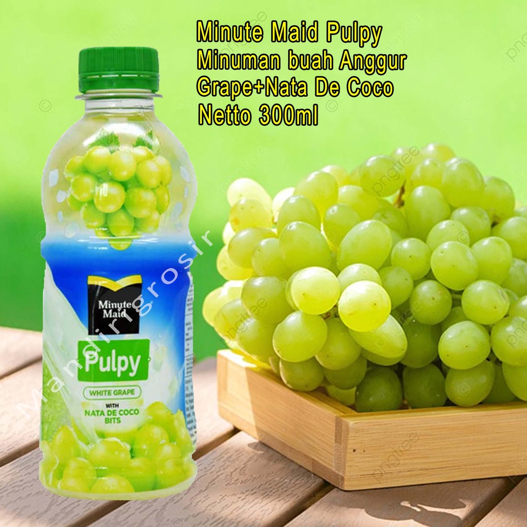 Jual Pulpy Grape+Nata *Minute Maid * Minuman buah Anggur *300ml ...