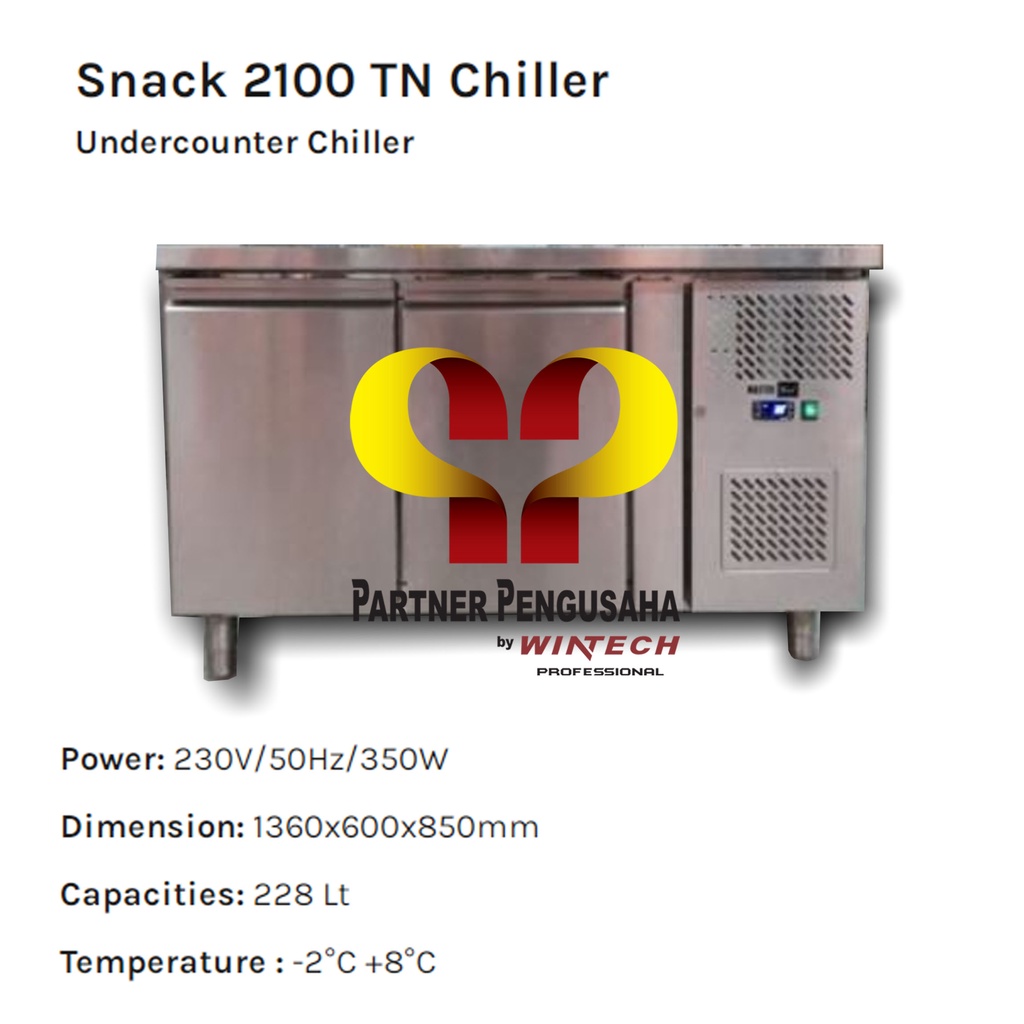 Jual Mastercool SNACK 2100 TN Under Counter Freezer 2 Dua Pintu Kabinet ...