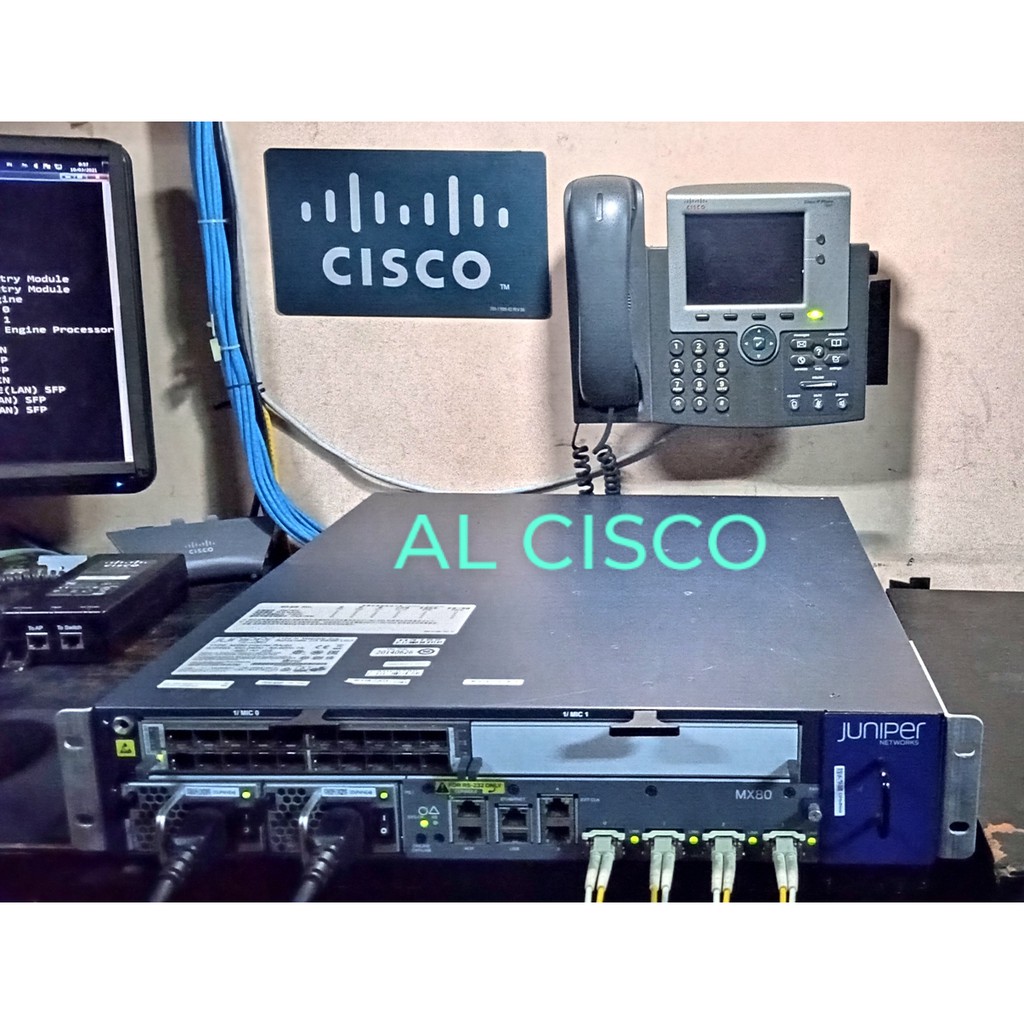 Jual Router Juniper MX Series MX80 with Module MIC-3D-20GE-SFP | Shopee ...