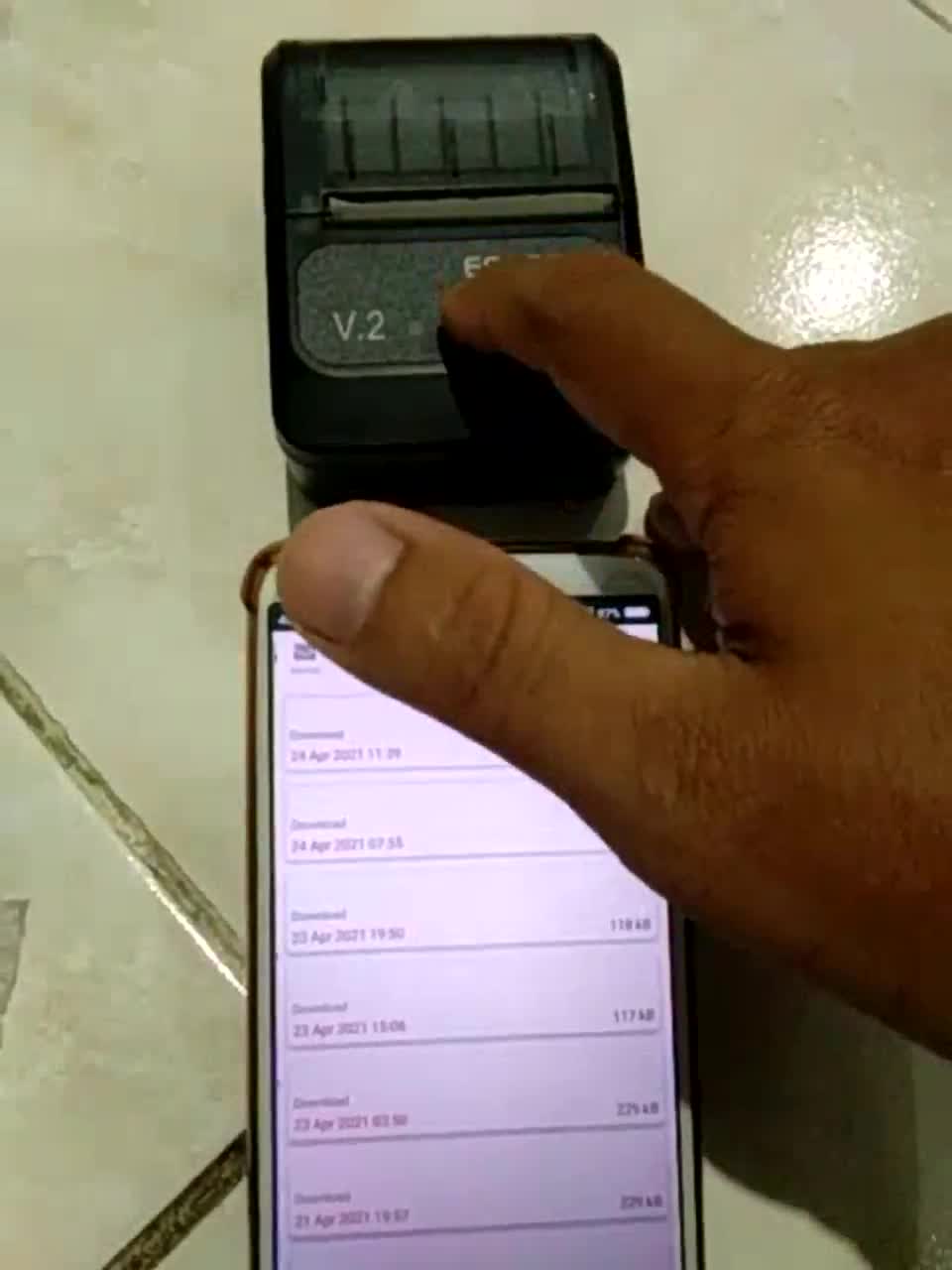 Jual Printer Bluetooth Untuk Cetak Resi Shopee dan Cetak Struk Kasir EPPOS EPX583-V2 RPP02 ...