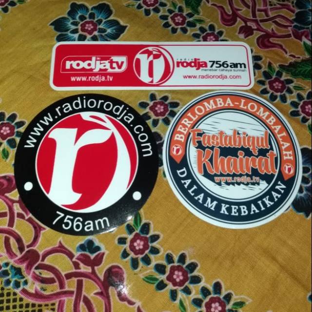 Jual 3 pcs sticker Rodja (bahan plastik vinyl) | Shopee Indonesia