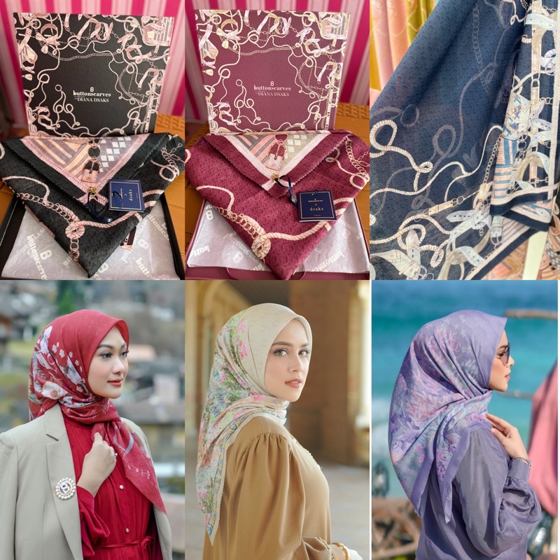 Jual BUTTONSCARVES HIJAB Bundling harga Tag | Shopee Indonesia