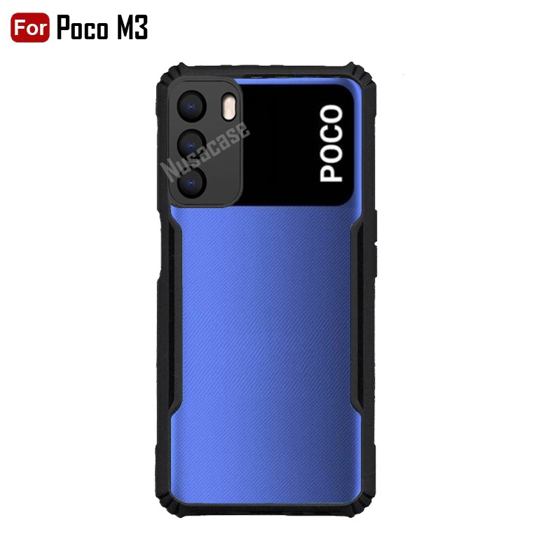 Jual Case XiAOMi POCO M3 M3 PRO 5G Hardcase Transparant Shockproof Back ...