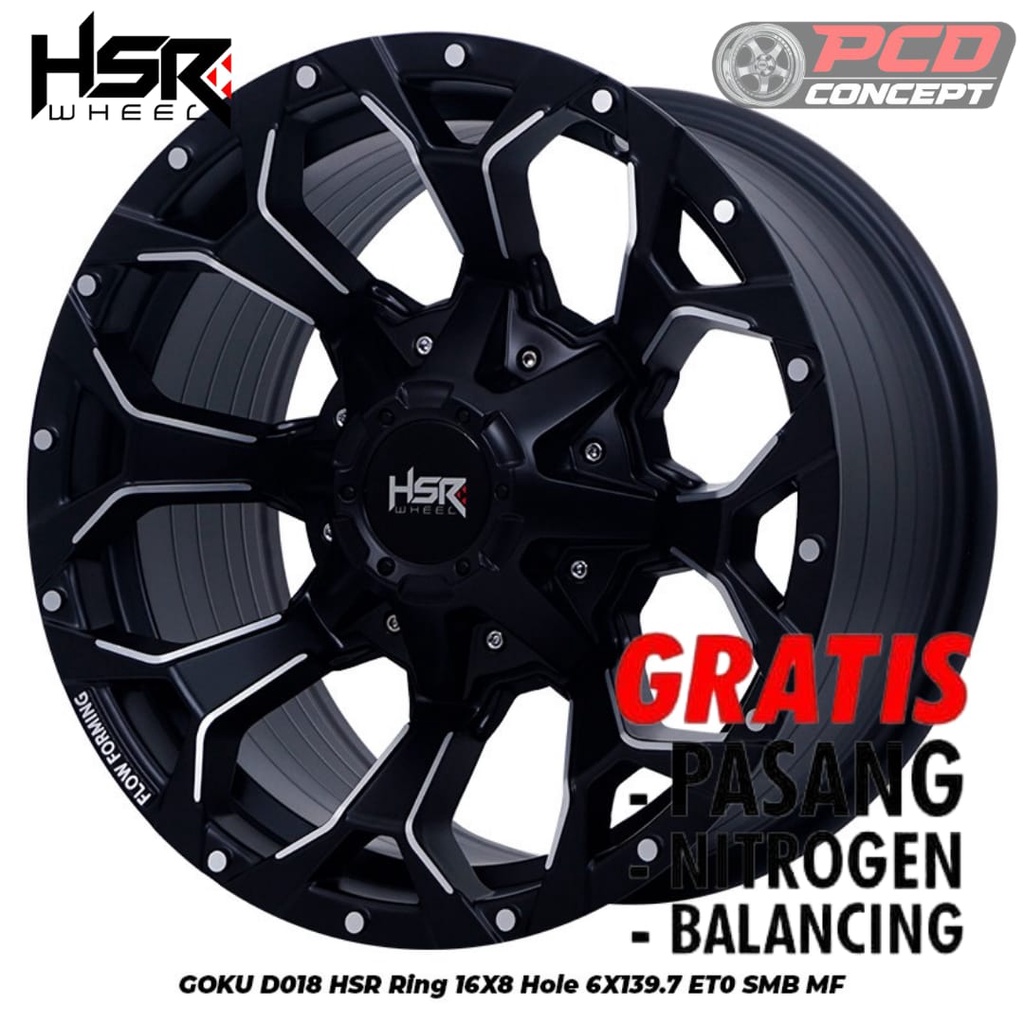 Jual VELG MOBIL R16 HSR GOKU TRITON HILUX ISUZU MUX DMAX PANTHER ...