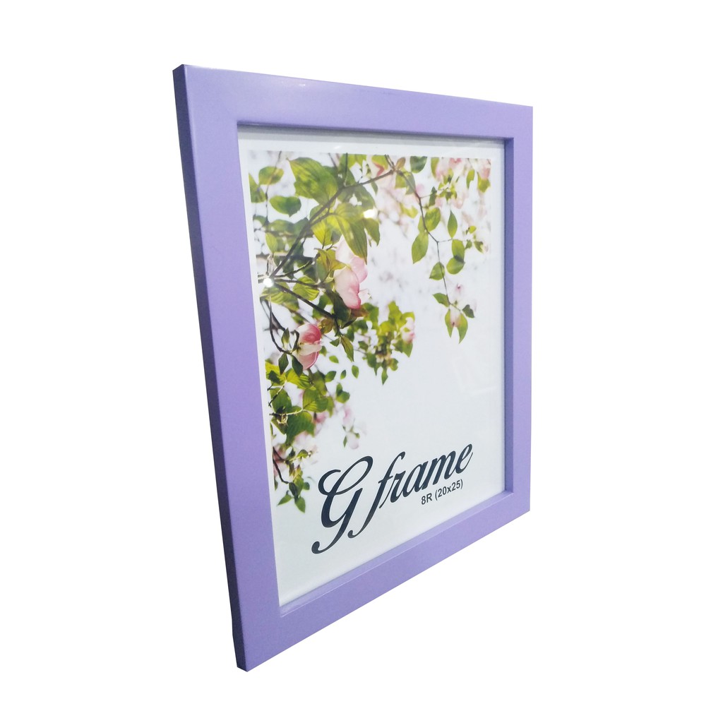 Jual Frame foto minimalis unik/Bingkai foto/Pigura foto 8R E02 Ungu ...