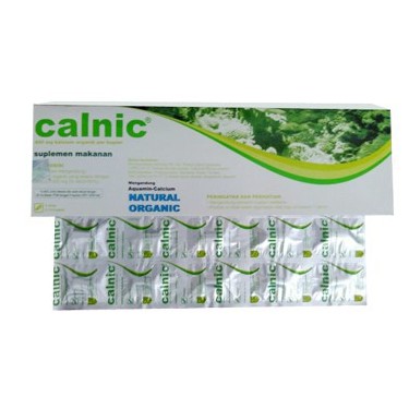 Jual CALNIC PLUS KAPLET BOX ISI 30 TABLET - Kalsium dan Multivitamin ...