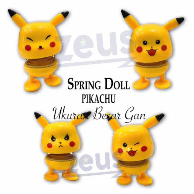 Jual EMOJI - PIKACHU - SPRING DOLL PIKACHU BONEKA PAJANGAN MOBIL EMOJI ...