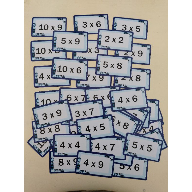 Jual Kartu perkalian / flash card perkalian | Shopee Indonesia