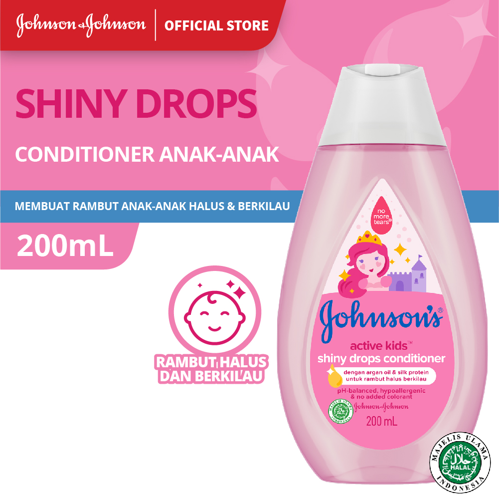 Jual JOHNSON'S Active Kids Shiny Drops Conditioner- Kondisioner Anak ...