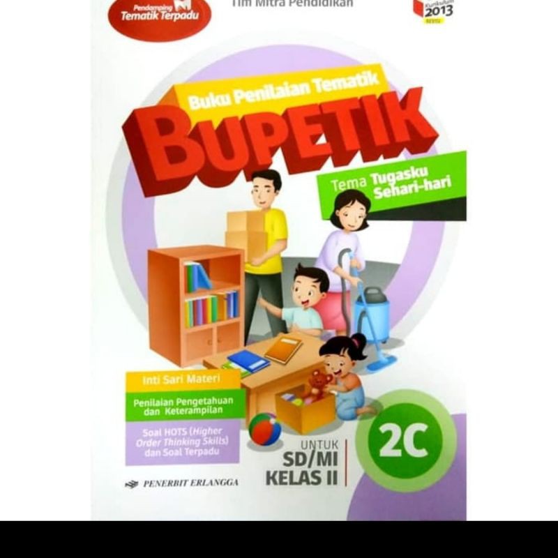Jual Buku SD Bupetik 2C Erlangga | Shopee Indonesia