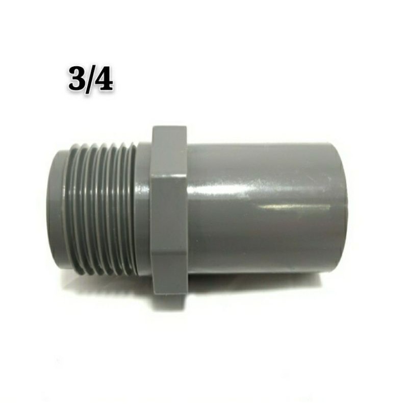 Jual Sok drat luar pvc - SDL 3/4 / 1x3/4 inch | Shopee Indonesia