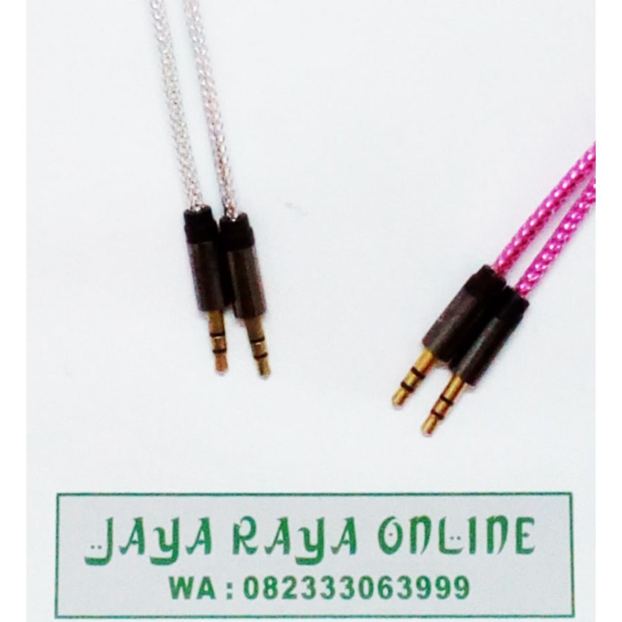 Jual Kabel Adio Aux 3,5 mili 3 pin - Hitam | Shopee Indonesia