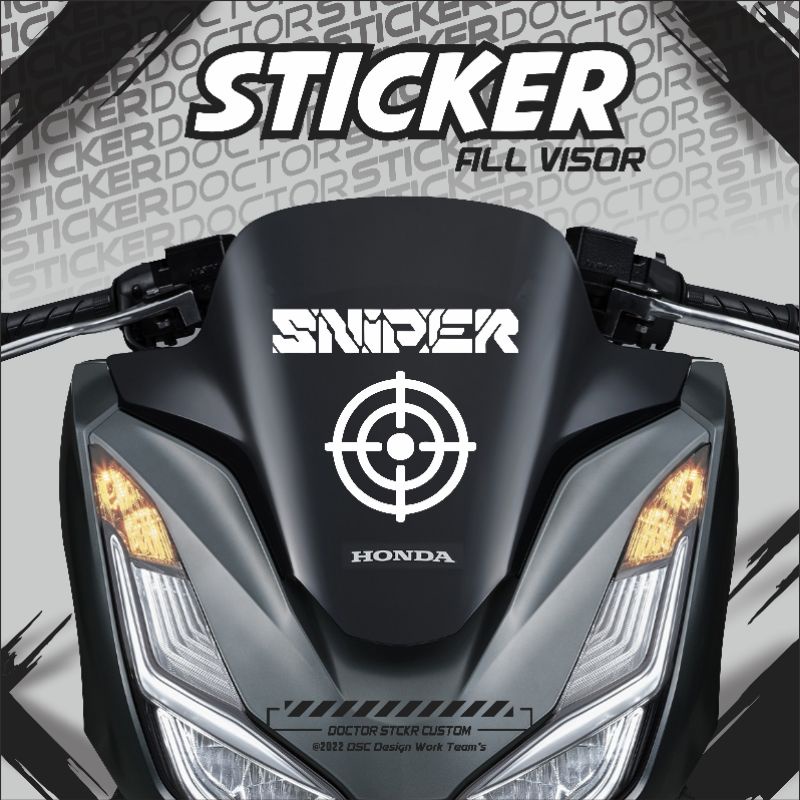 Jual Sticker variasi Visor Pcx,Nmax terbaru SNIPER OEM | Shopee Indonesia