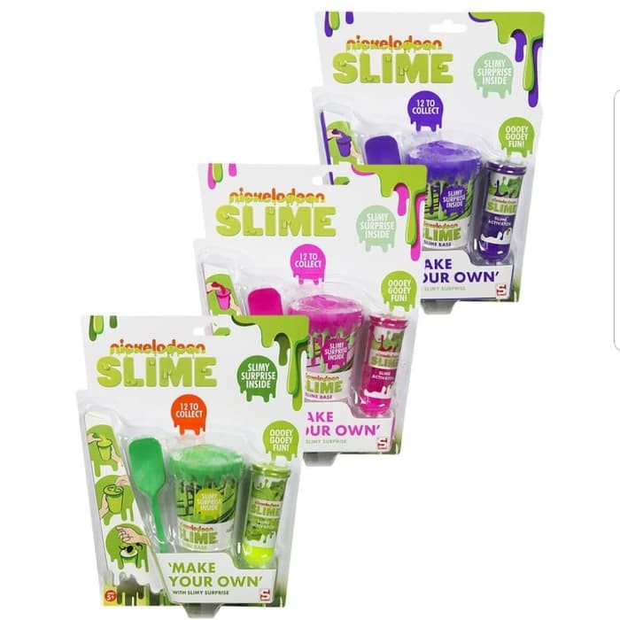 Jual Nickelodeon Slime Make Your Own Assorted | Shopee Indonesia