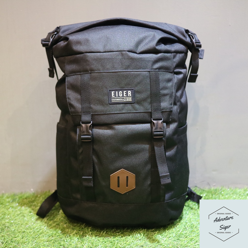 Jual RANSEL LAPTOP EIGERORIGINAL RIVULET PACK 25L BLACK 7185 | Shopee ...