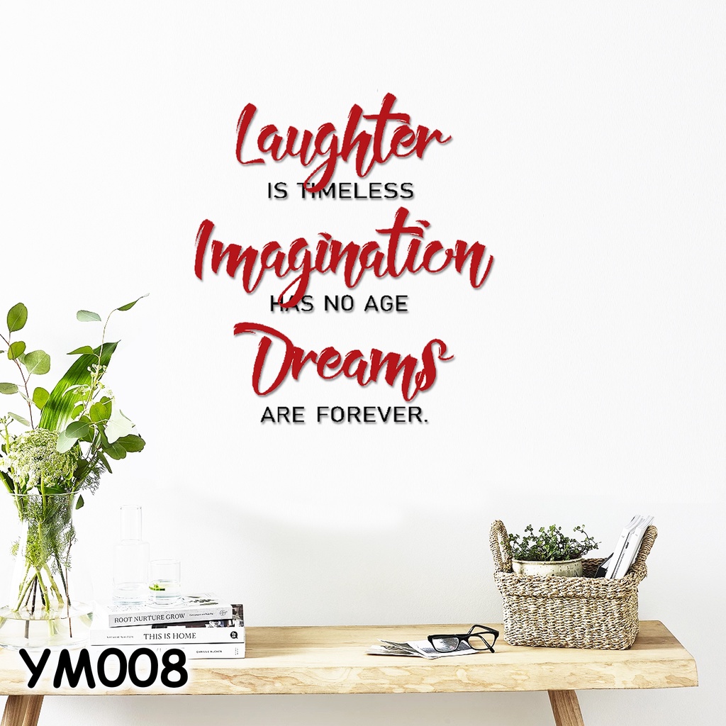 Jual METH WALL STICKER QUOTE KATA MOTIVASI QUOTES KATA BIJAK MOTIVATION ...