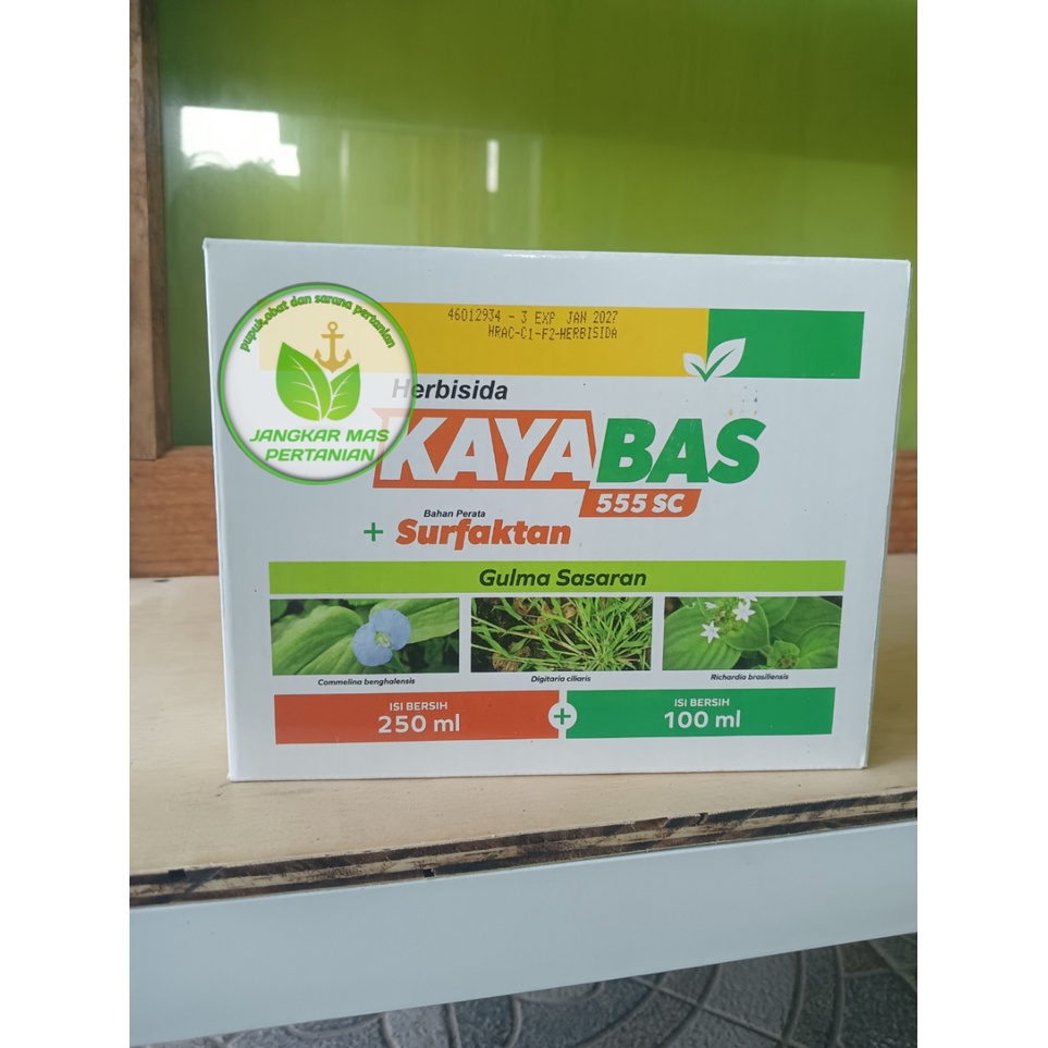 Jual Herbisida sistemik selektif pratumbuh KAYABAS 555sc 250ml | Shopee ...