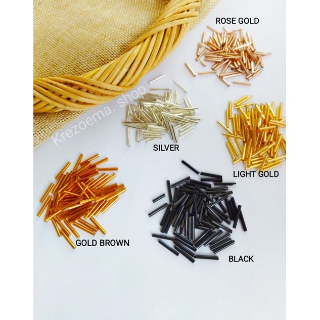 Jual Payet Bambu Jepang | Manik Bambu 10 Gram Ukuran 5mm-2,5cm Untuk ...