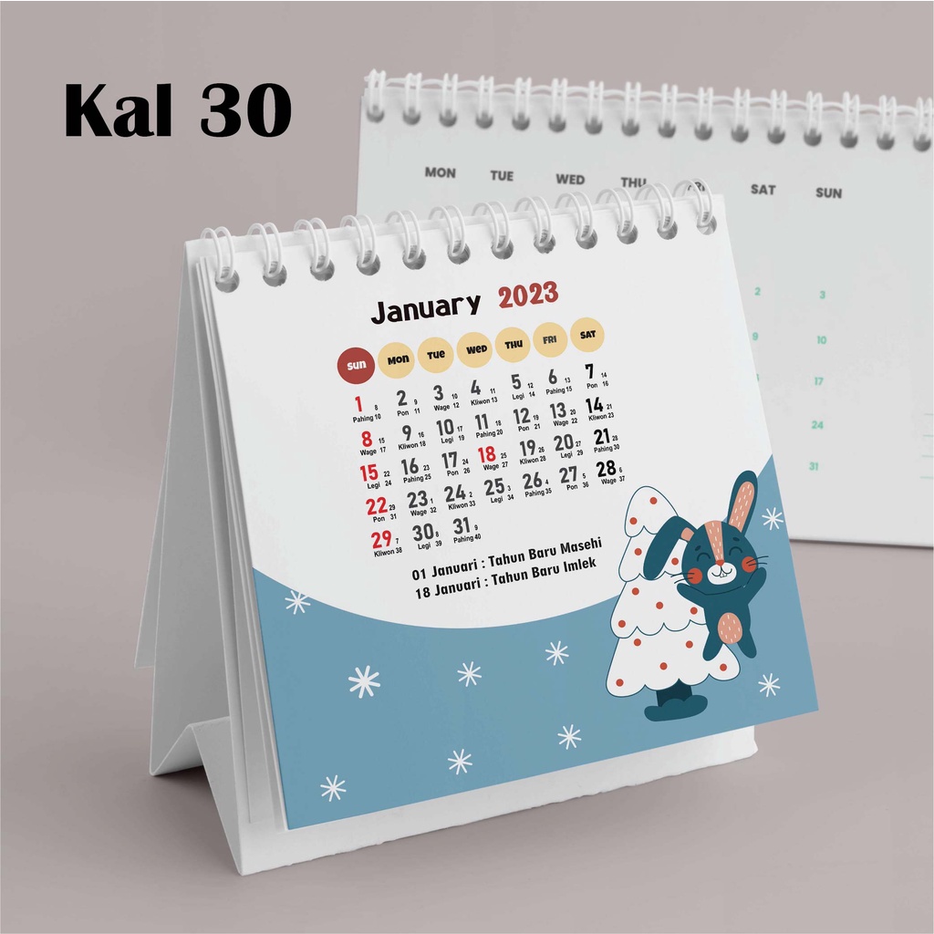 Jual Hanabi Kalender Mini 2024 / Kalender Meja 2024 Custom KAL30 ...