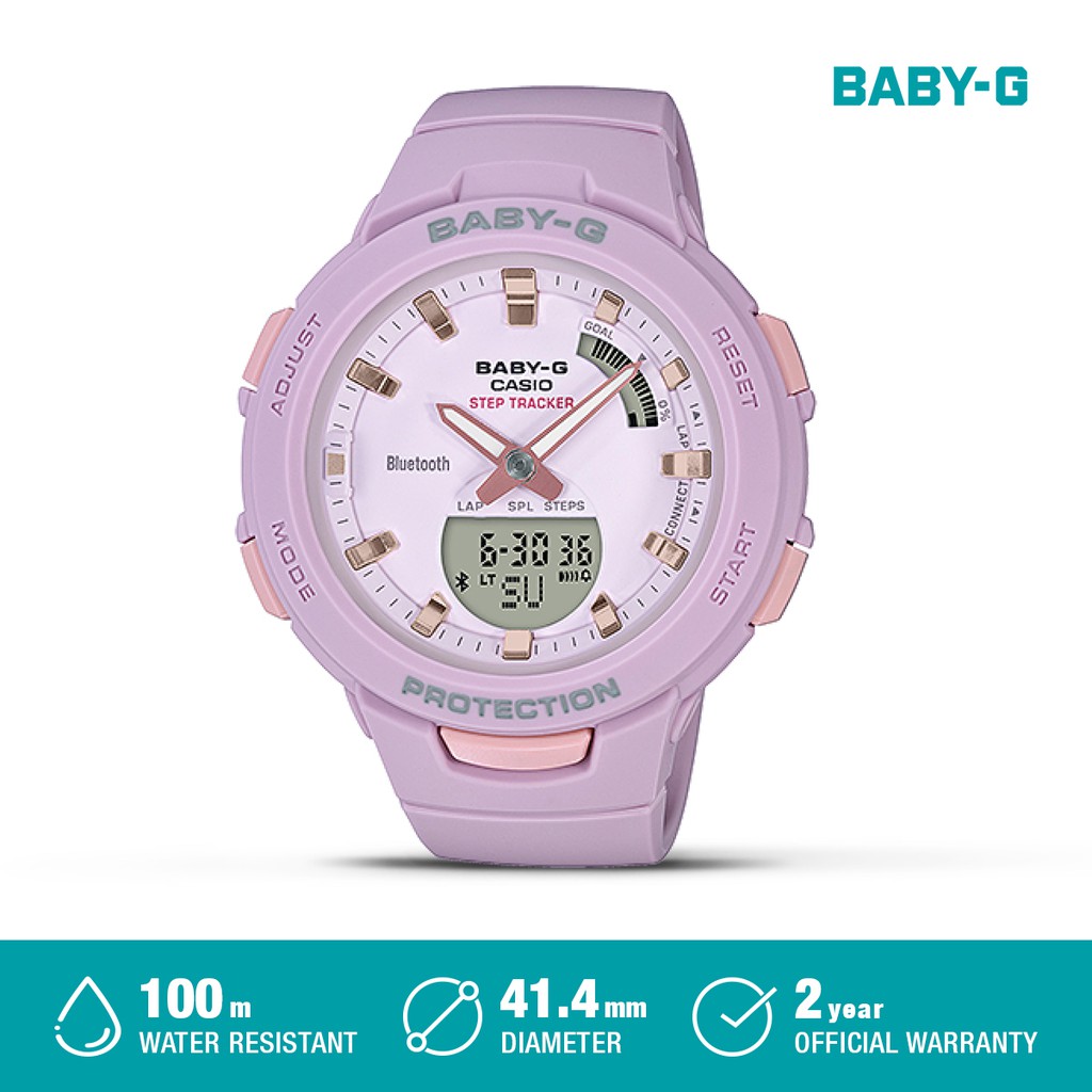 Jual Casio Baby-G Step Tracker Bluetooth Analog Digital Original BSA ...