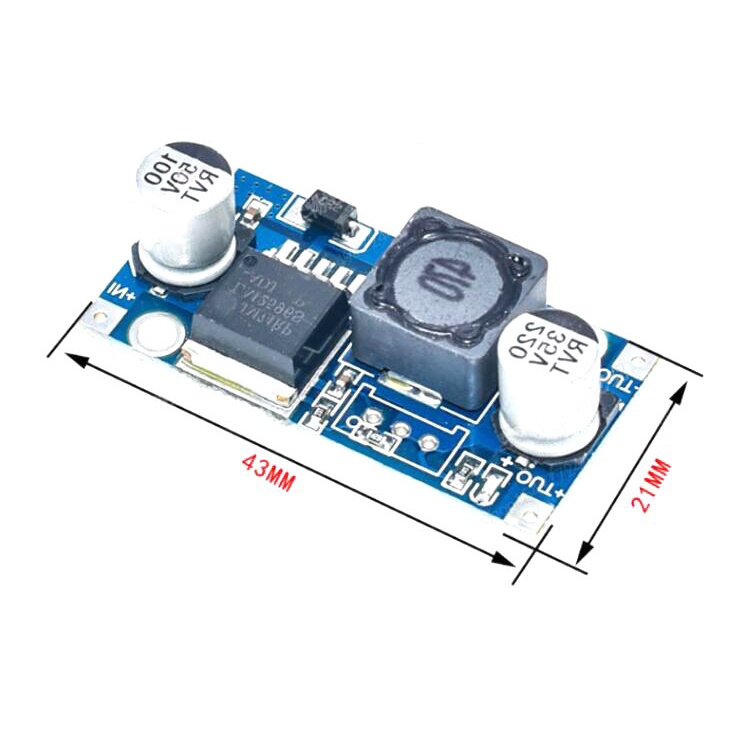 Jual LM2596S 3A DC-DC Step Down Buck Converter 3.3V Volt Fix Out Voltage Regulator UBEC ...