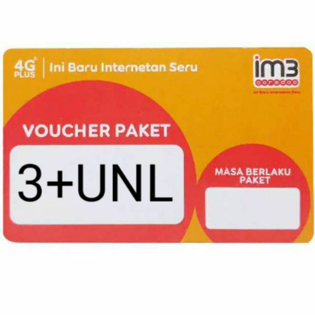 Jual VOUCHER IM3 3GB UNLIMITED NEW 20GB | Shopee Indonesia