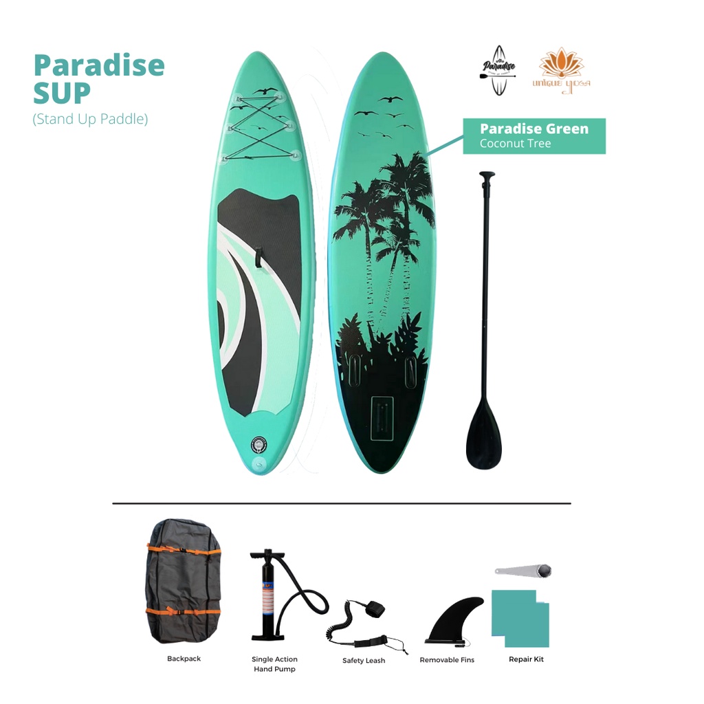 Jual Paradise Inflatable Stand Up Paddle Board Papan Surfing Travel SUP ...