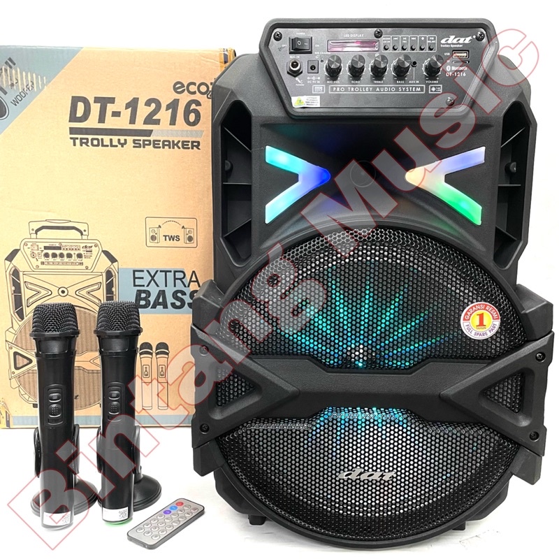 Jual Speaker Portable DAT DT 1216 Echo Original dat dt1216 echo 12inch ...