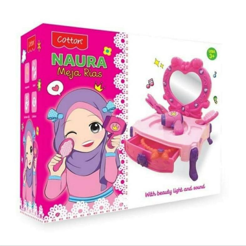 Jual Meja Rias Naura/Mainan Make Up Set | Shopee Indonesia