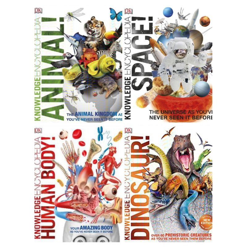 Jual DK Knowledge Encyclopedia Animal/Human Body/Space/Dinosaur ...