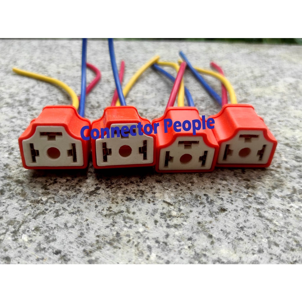 Jual PNP Socket lampu H4 keramik Socket Seal Beam Relay Lampu | Shopee ...